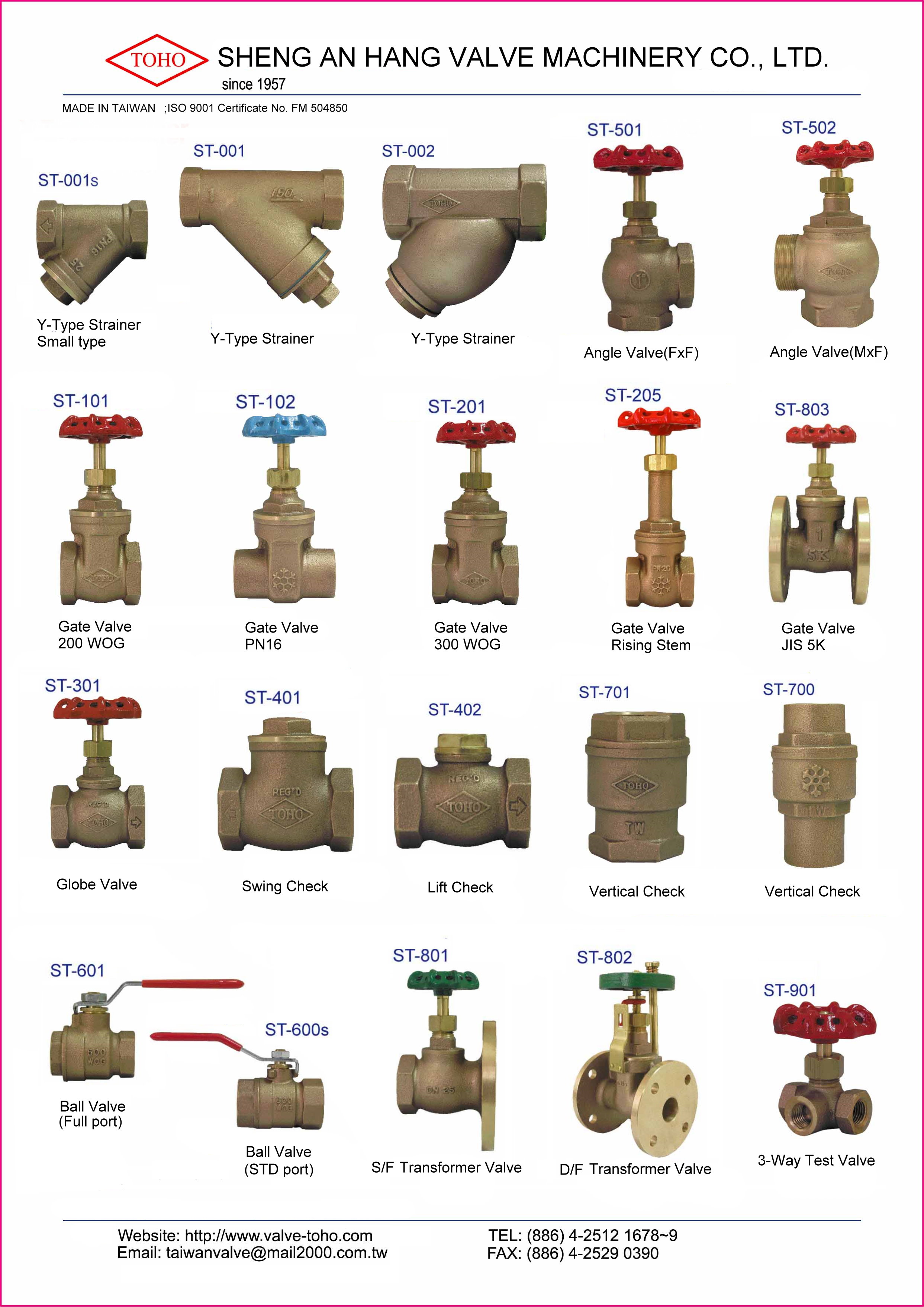 TOHO Bronze Valves